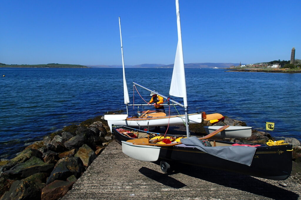Expeditions - 3 days around the Isle of Bute - Open Canoe Sailing Group ...