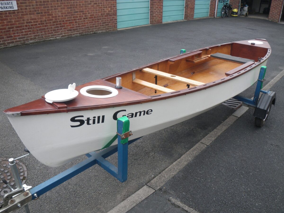 SOLD - SUNART 15' Sailing Canoe by SOLWAY DORY - Open Canoe Sailing Group